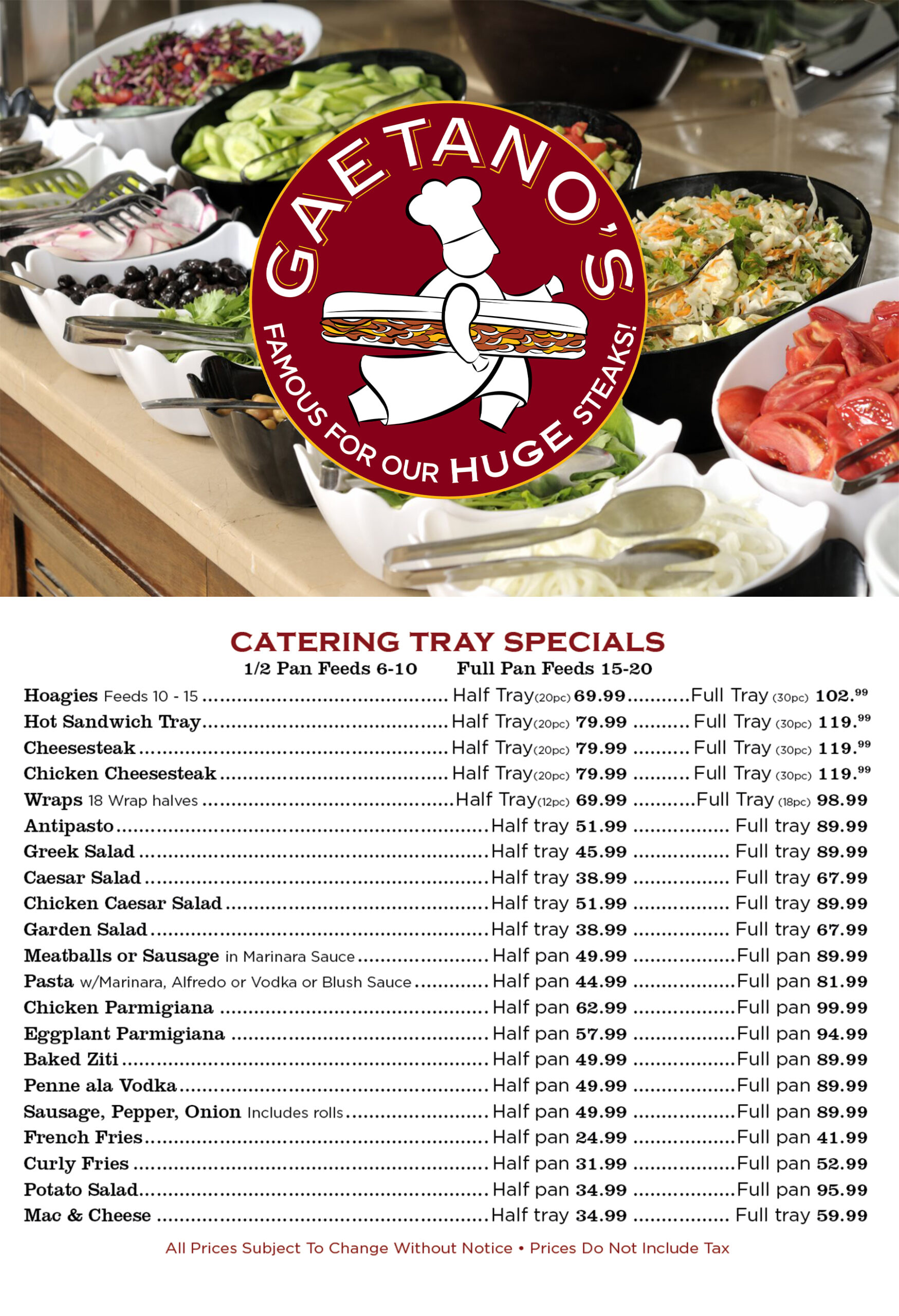 Catering – Gaetano's in Marlton